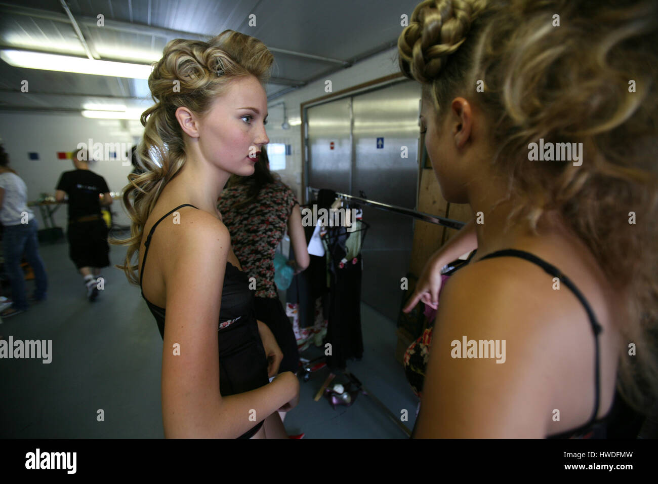 Fashion models at work Stock Photo - Alamy
