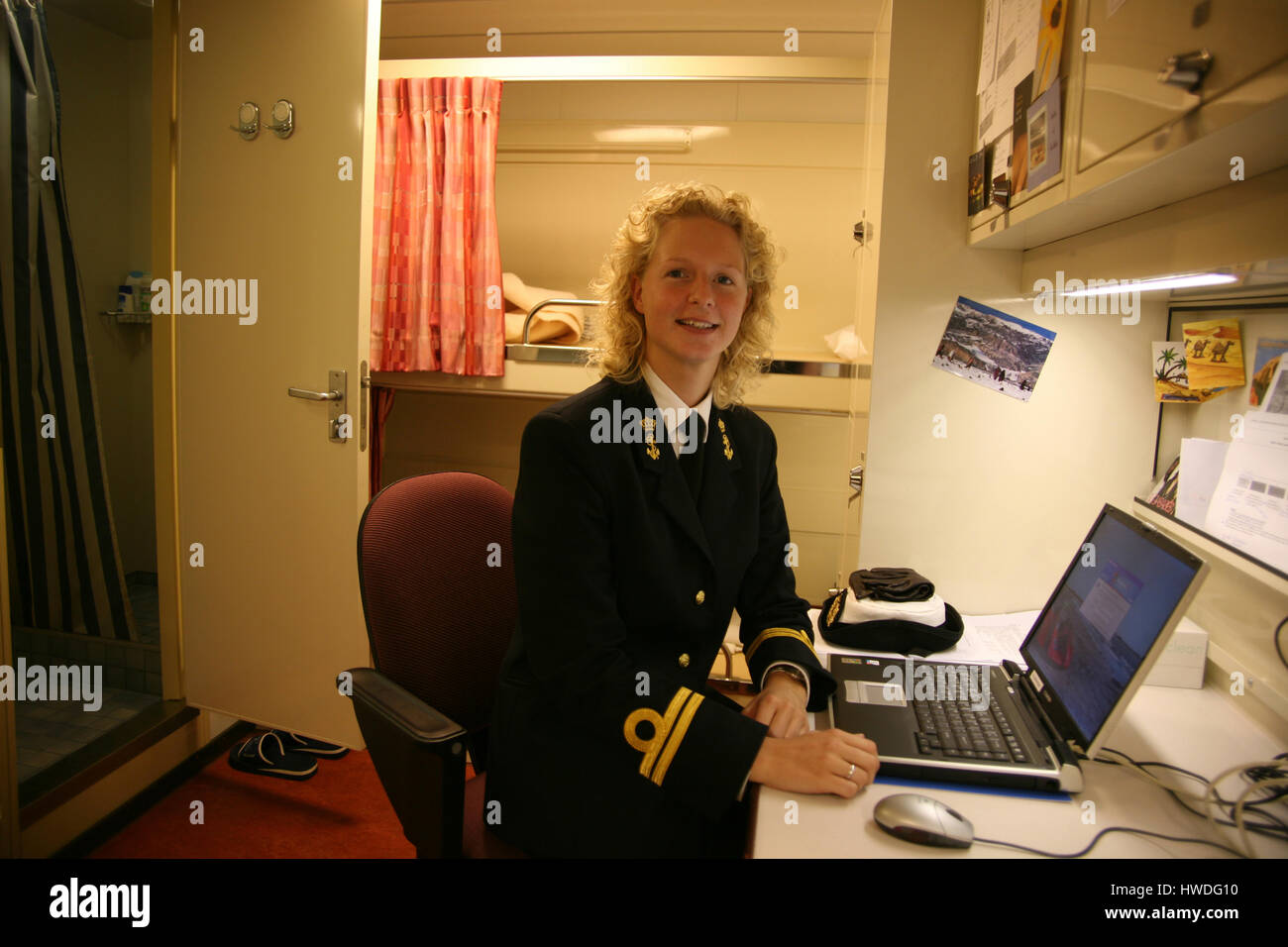 officer of the dutch navy Stock Photo - Alamy