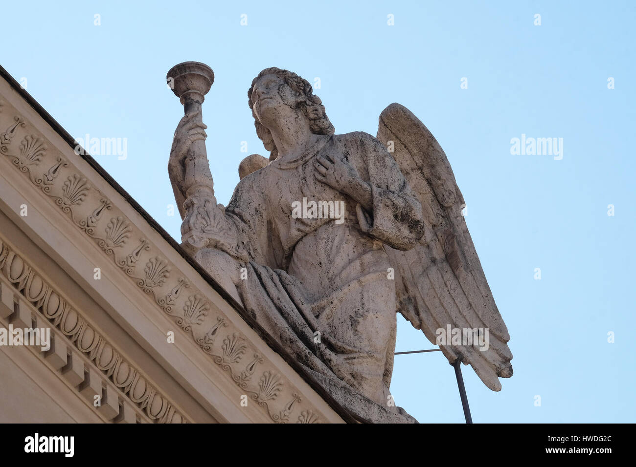 Angel, San Rocco church dedicated to Saint Roch. Founded in 1499 by ...