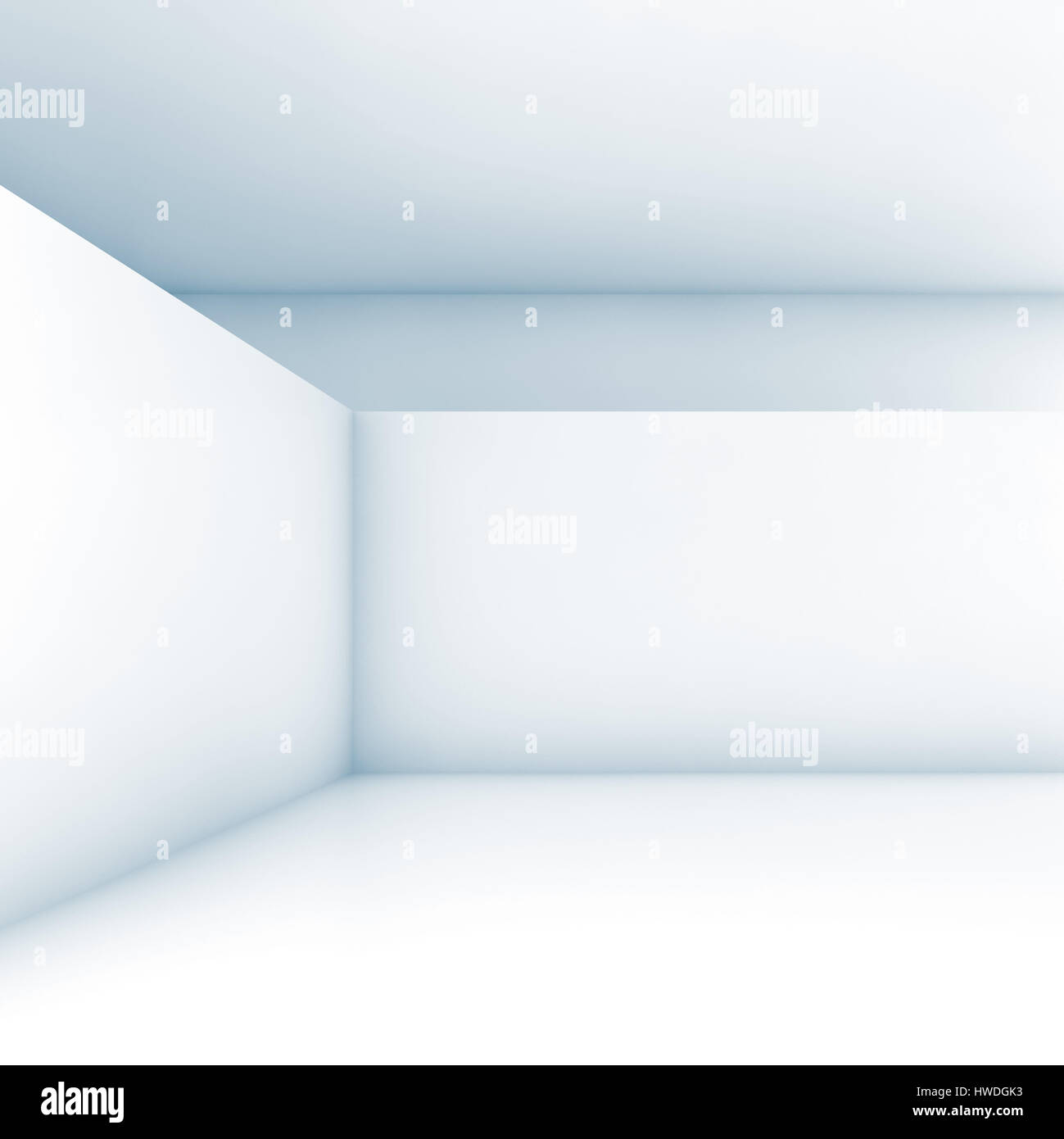 Abstract white empty room, contemporary interior design, corner ...