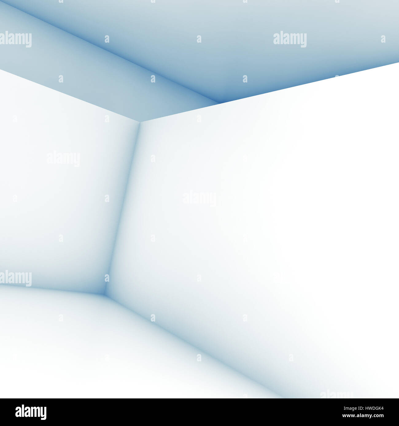 Abstract white empty room, contemporary interior design, corner ...