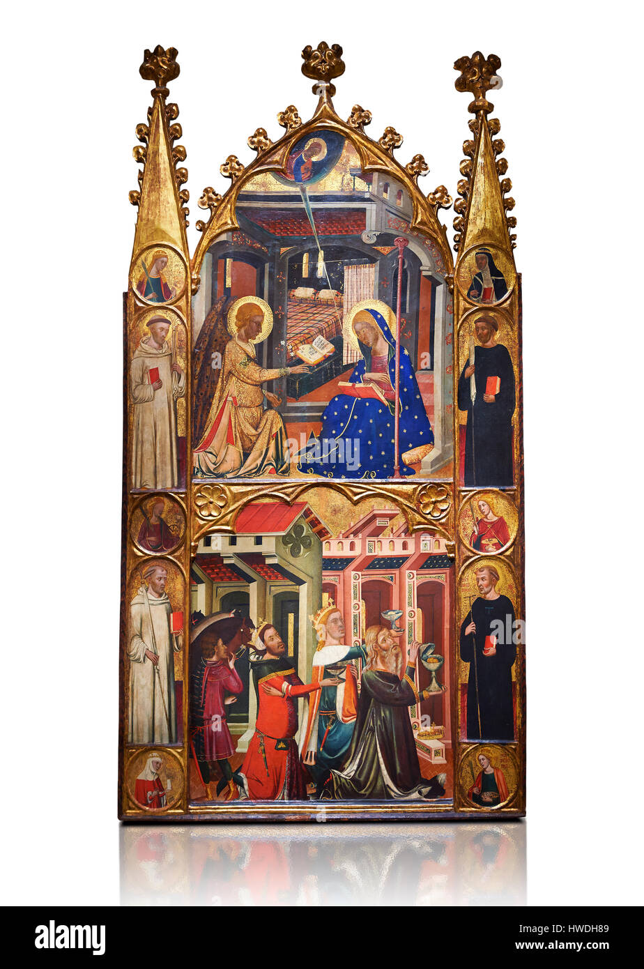 Medieval painted altar panel hi-res stock photography and images - Alamy
