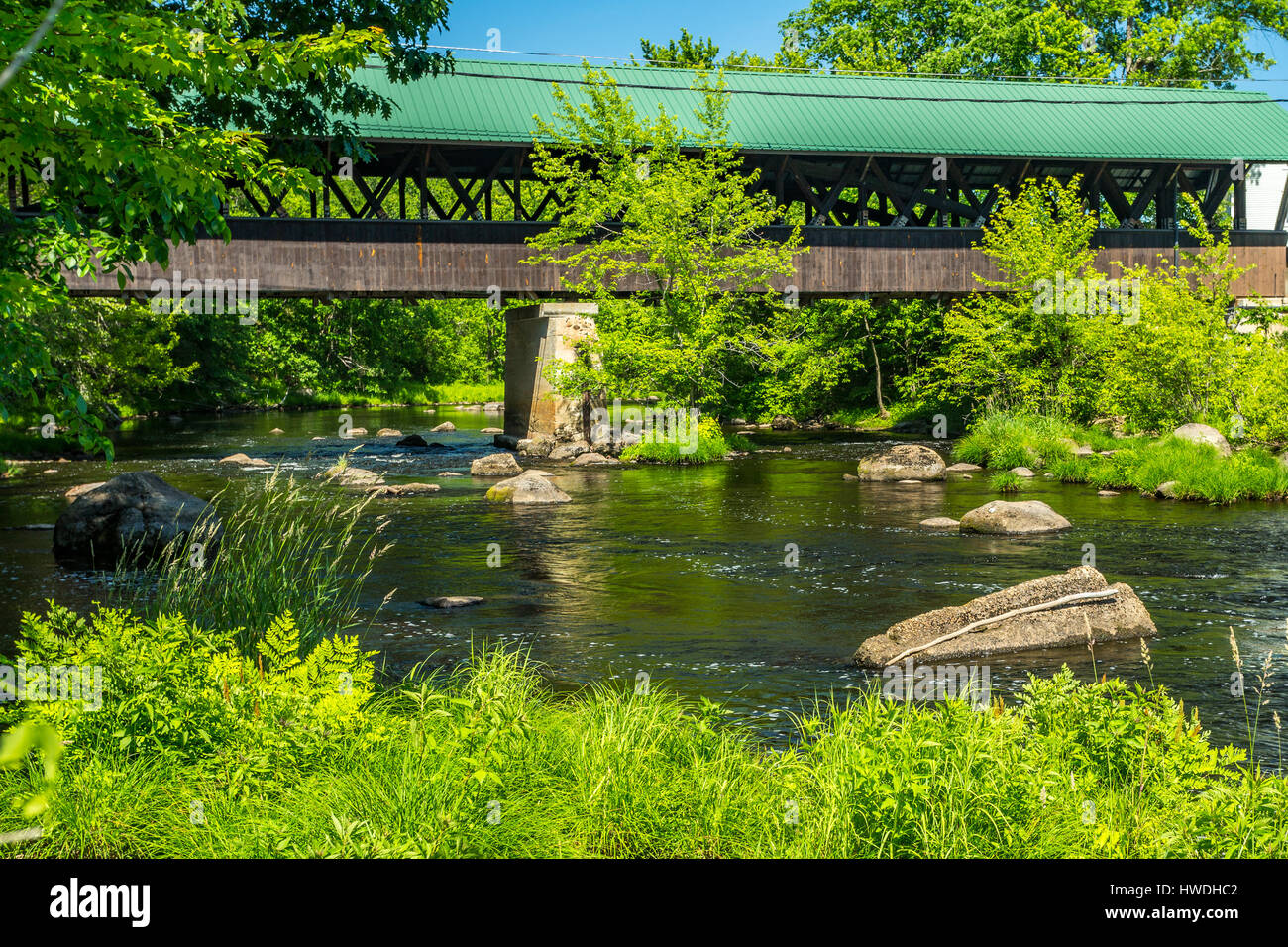 Rowell Covered Bridge is a covered bridge in Hopkinton, New Hampshire ...