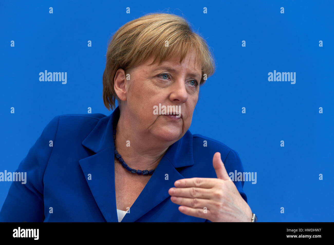 Berlin, Germany, Federal Chancellor Dr. Angela Merkel, CDU Stock Photo ...