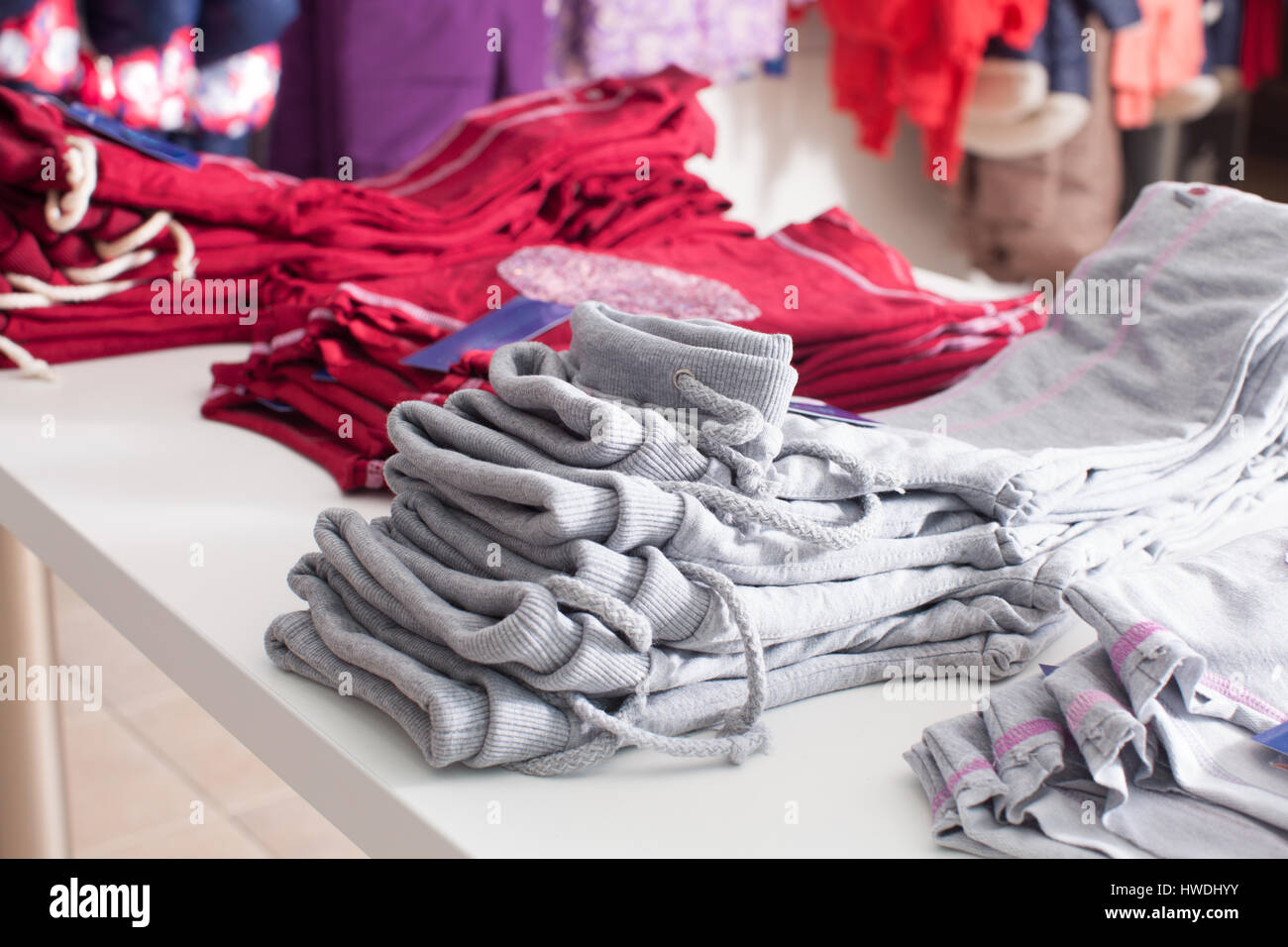 Trendy clothing shop Stock Photo - Alamy