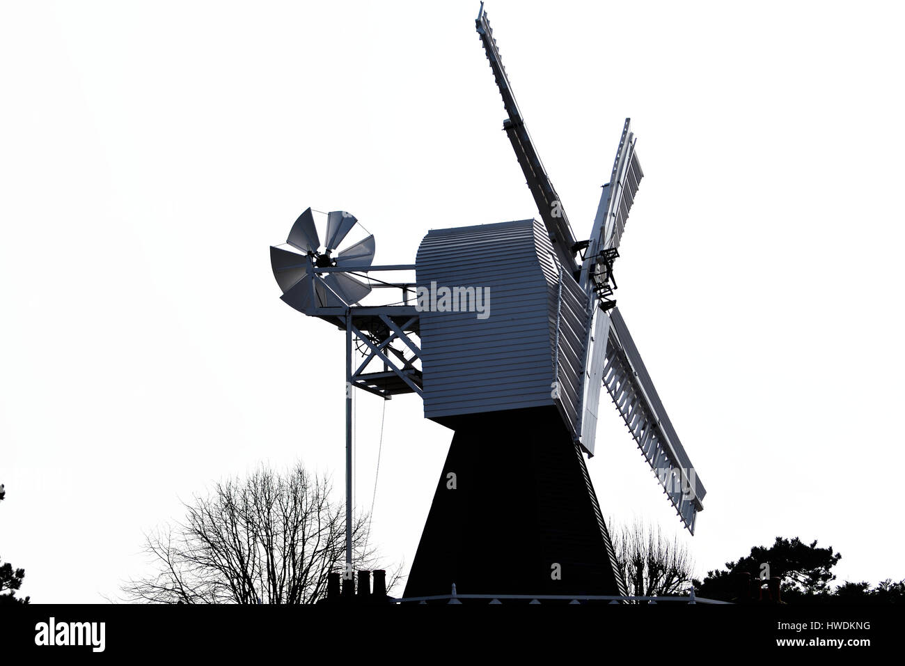 Windmill against the sky Stock Photo - Alamy