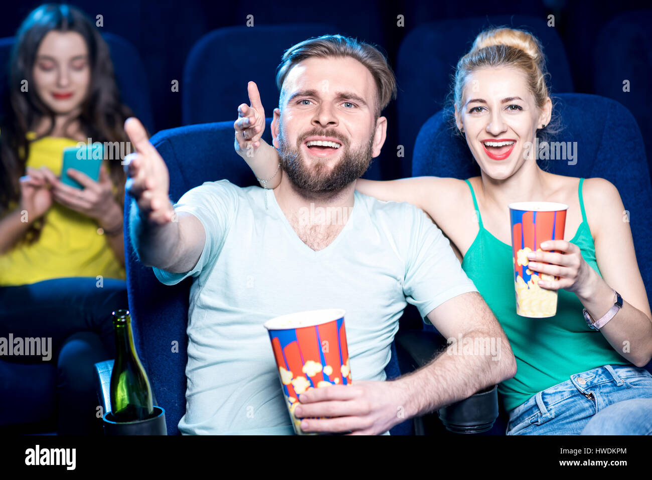Audience reaction and cinema hi-res stock photography and images - Alamy
