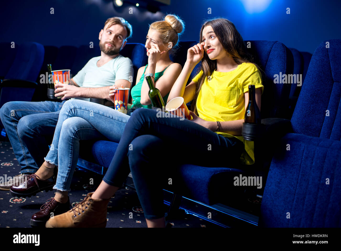 Audience crying hi-res stock photography and images - Alamy