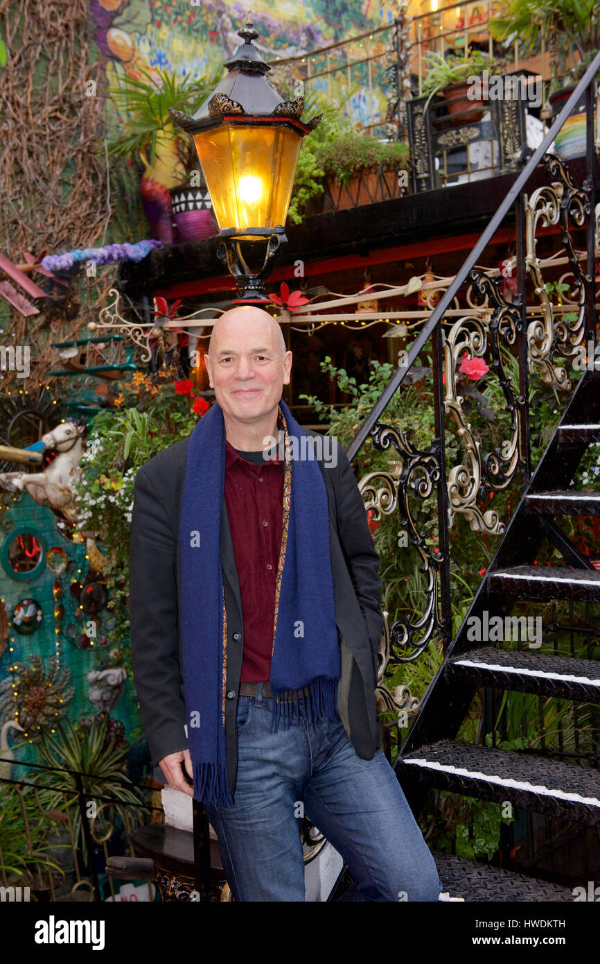 Rob Koral jazz and blues guitarist on location Stock Photo - Alamy