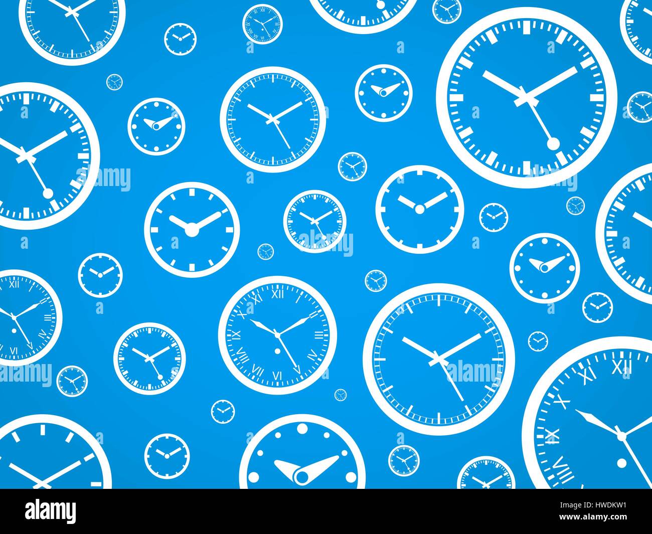 Clock Background - Isolated Vector Illustration Stock Vector Image ...
