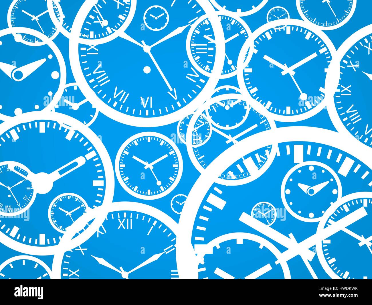 Clock Background - Isolated Vector Illustration Stock Vector Image ...