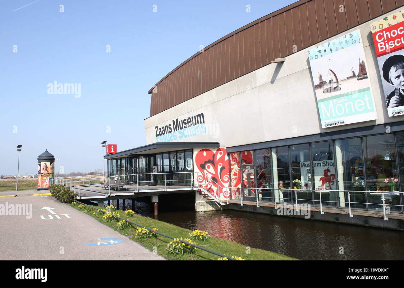 Zaans Museum at Zaanse Schans neighbourhood, Zaandam, Netherlands Stock ...