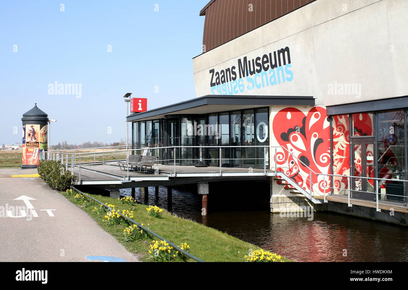 Zaans Museum at Zaanse Schans neighbourhood, Zaandam, Netherlands Stock ...