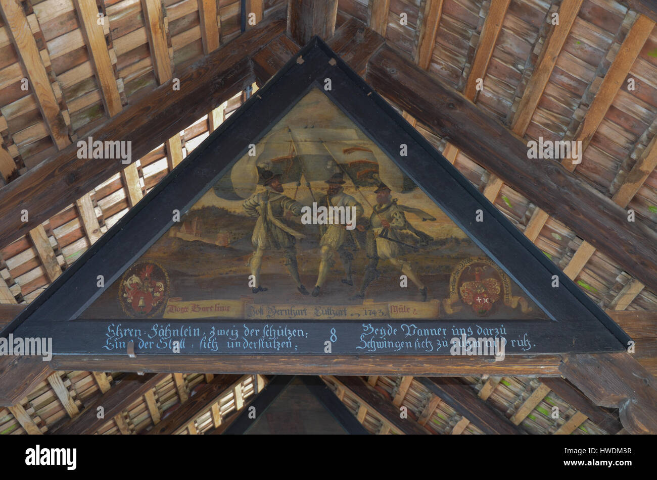 Mill Bridge in Lucerne Stock Photo - Alamy