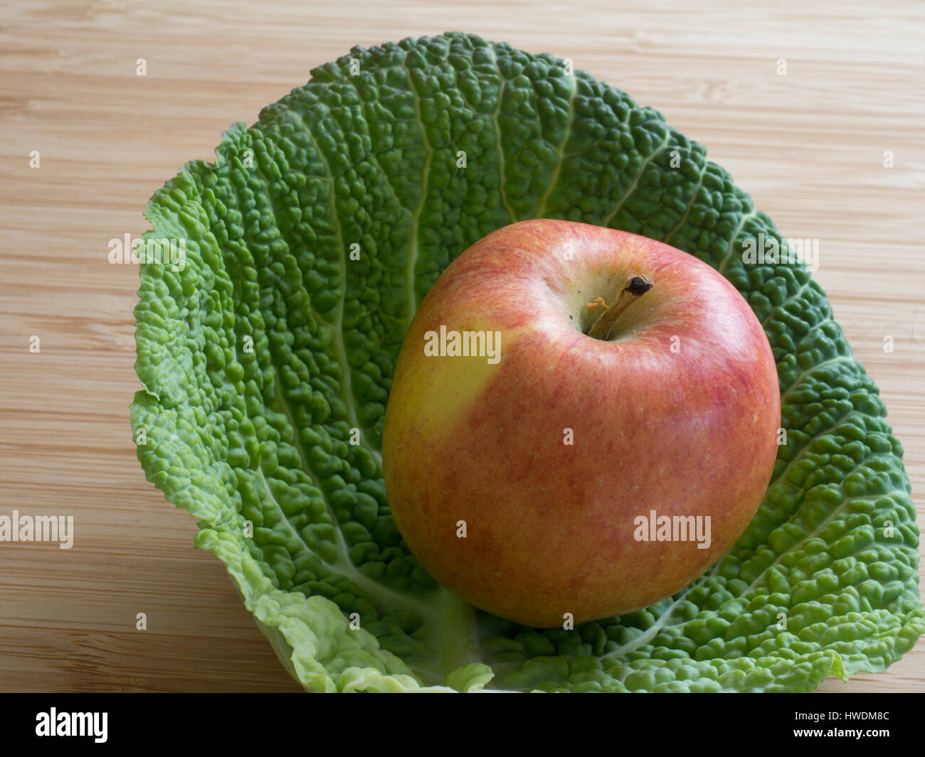 Fruit in a leaf Stock Photo - Alamy