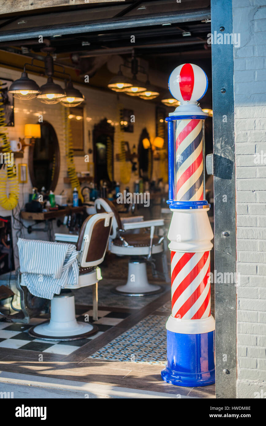 Barber seat hi-res stock photography and images - Alamy