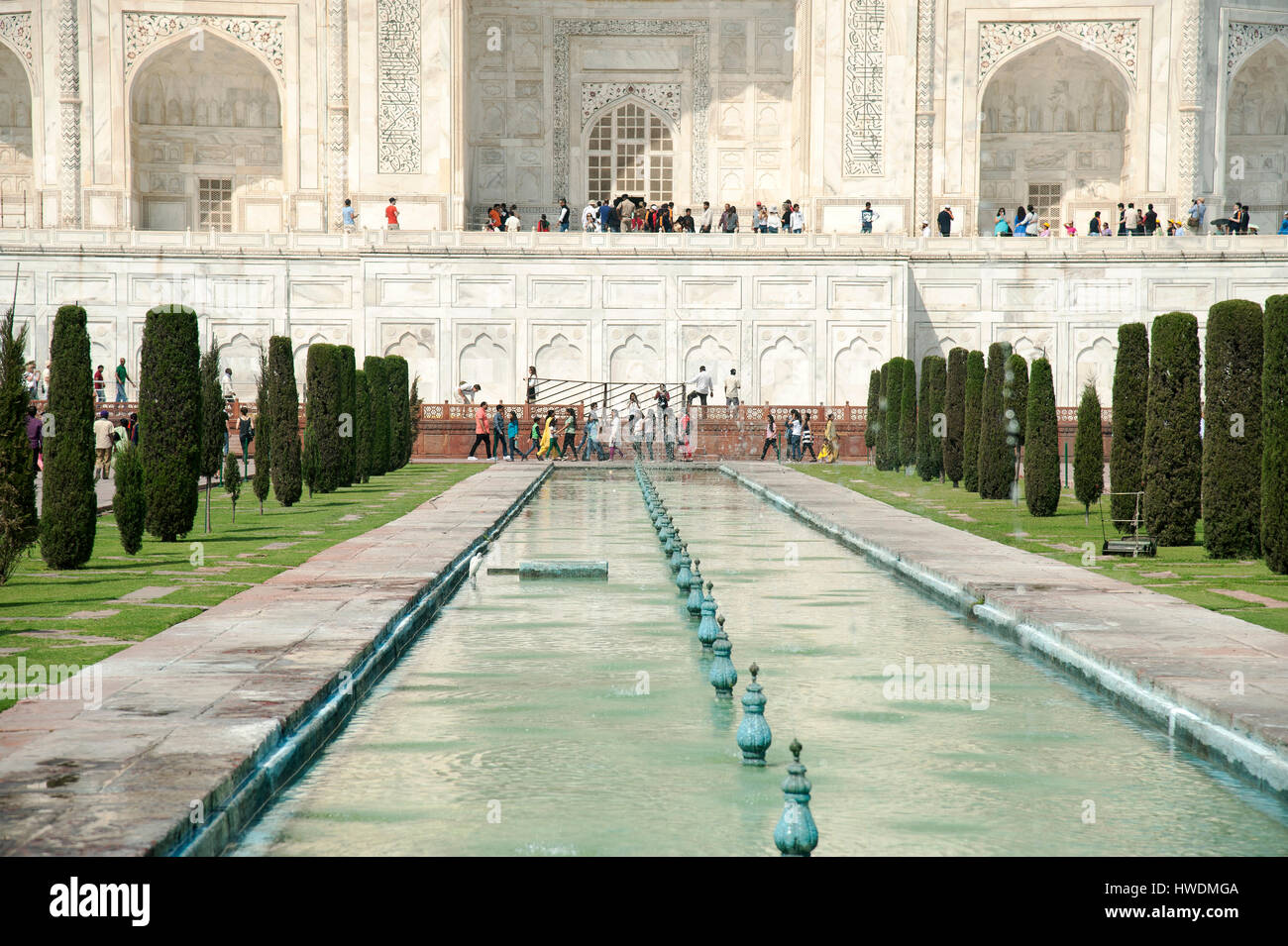 The image of Taj Mahal was taken in Agra, Uthar Pardesh, India Stock ...