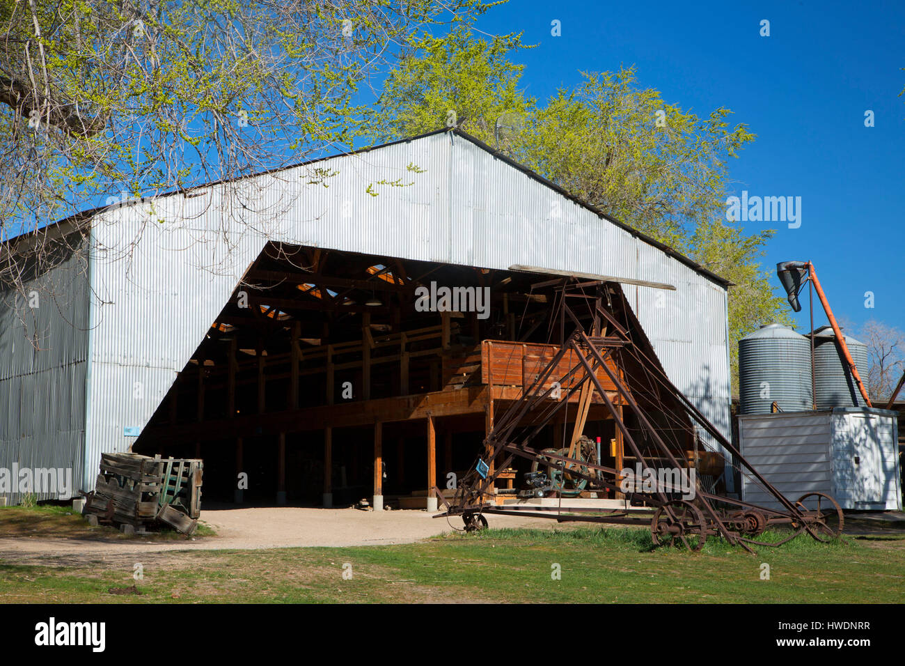 Shearing barn, Fielding Garr Ranch, Antelope Island State Park, Utah ...