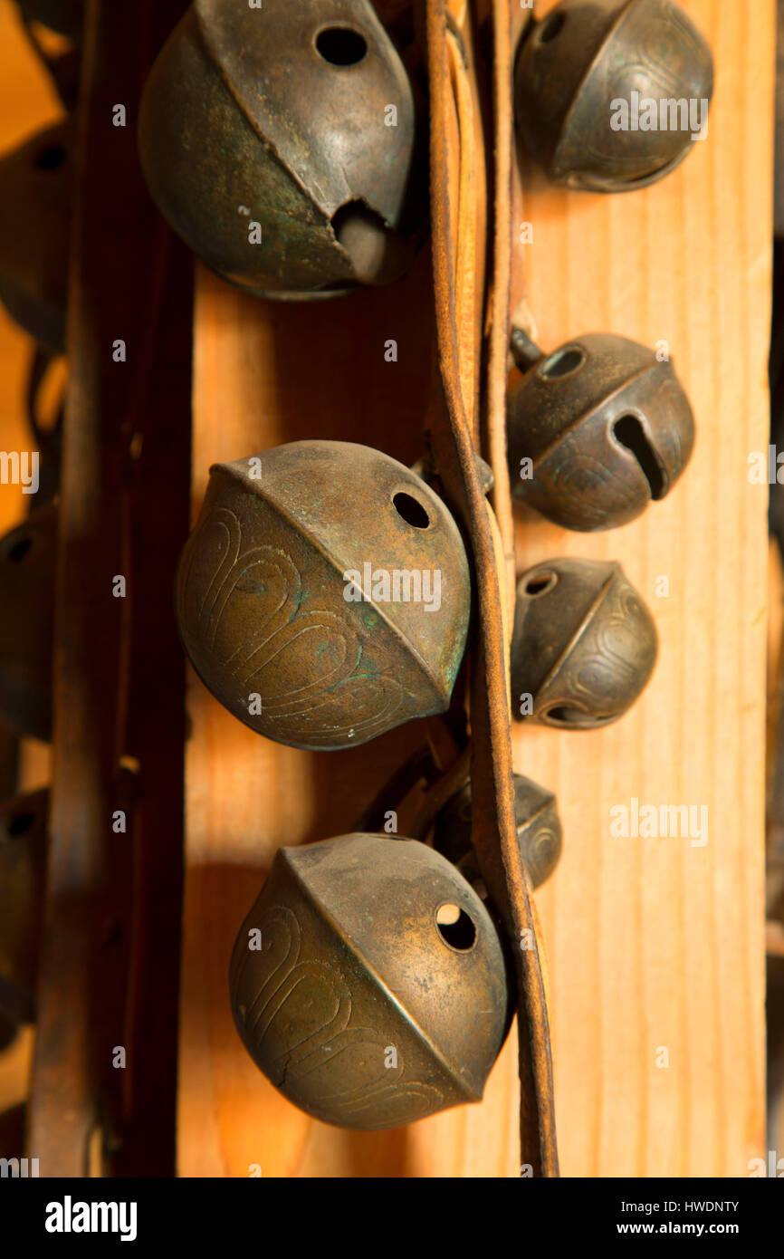 Exhibits in shearing barn, Fielding Garr Ranch, Antelope Island State ...