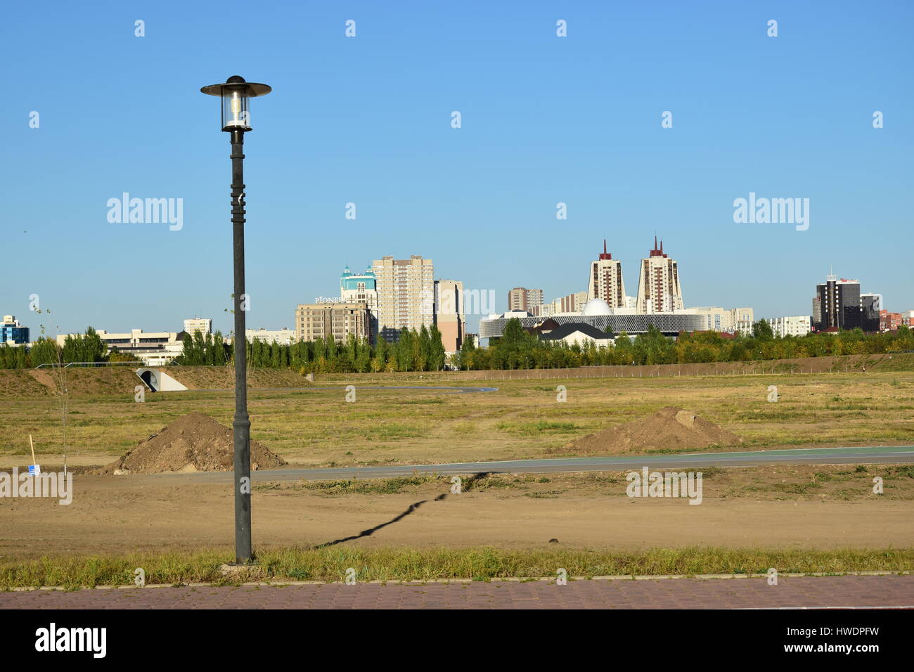 Astana (Nur-Sultan), Kazakhstan – Colorful residential towers of ...