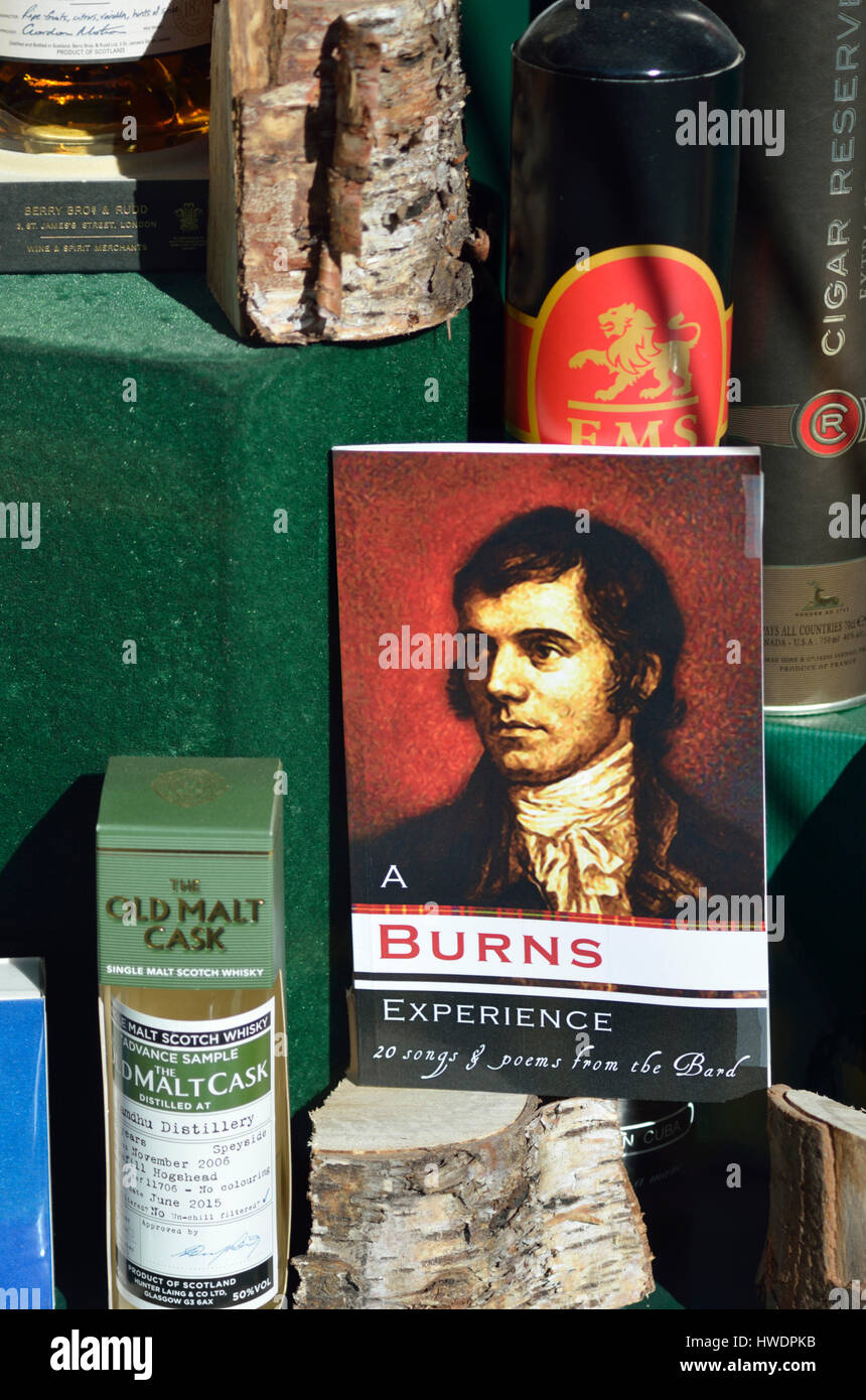 Shop window display celebrating Scottish culture Stock Photo - Alamy