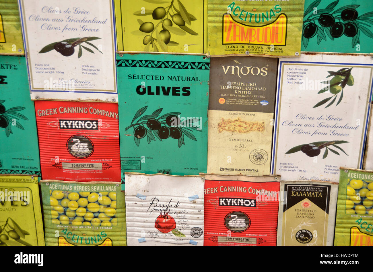 A variety of different olive oil brands Stock Photo - Alamy