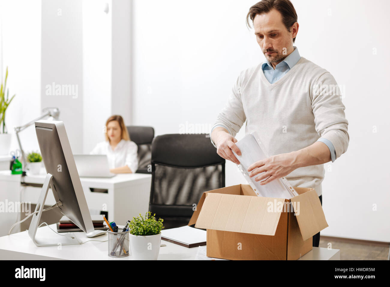 Fired employee layoff dismissal hi-res stock photography and images - Alamy