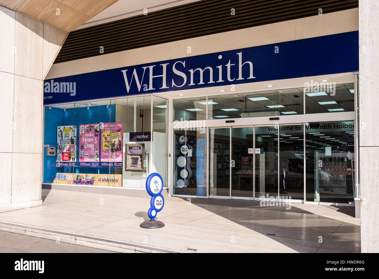 W.H.Smith, Holborn branch, London, England, U.K Stock Photo - Alamy