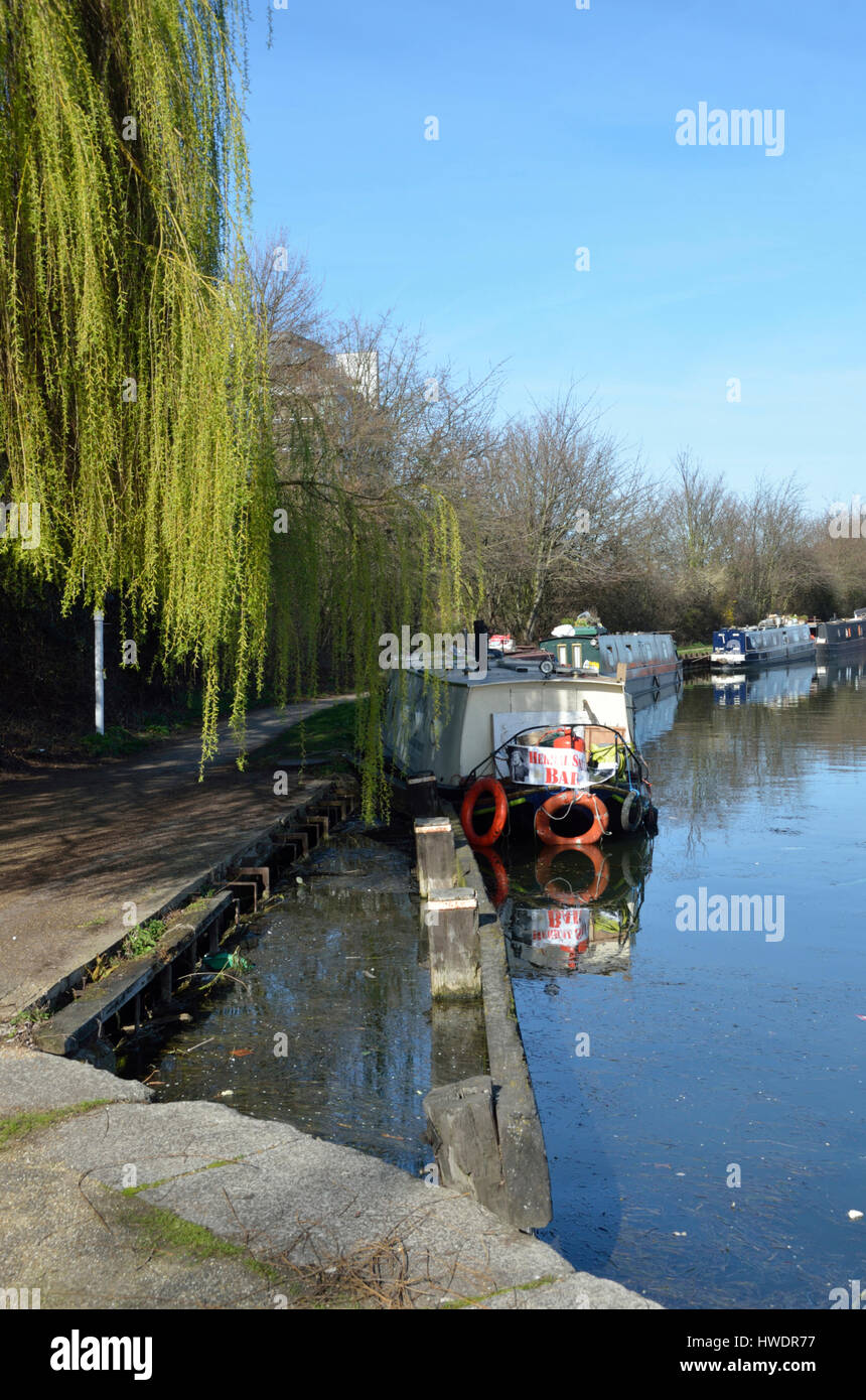 River Lea Navigation at Tottenham Hale, London, UK Stock Photo - Alamy