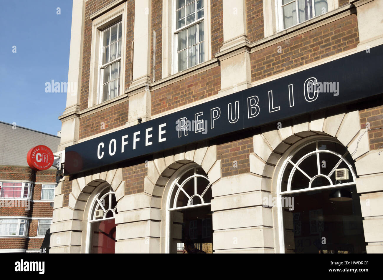 Coffee Republic cafe in Wood Green, London, UK Stock Photo - Alamy