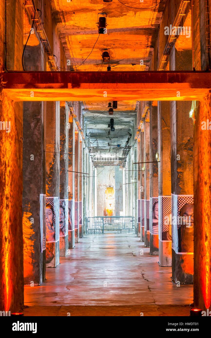 France, Gironde, Bordeaux, former submarine base (43,000 m2) built by ...