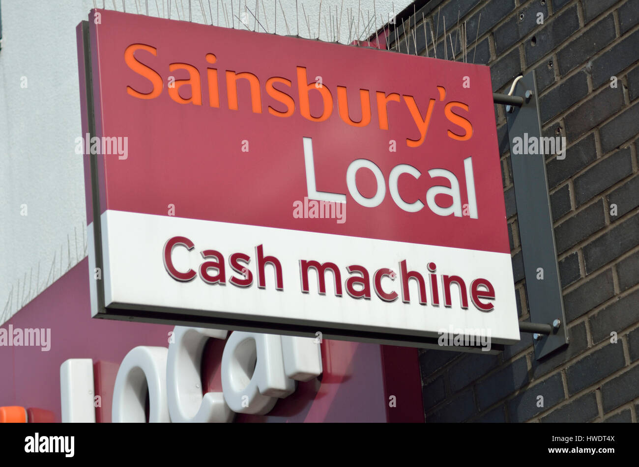 Sainsburys cash machine hi-res stock photography and images - Alamy
