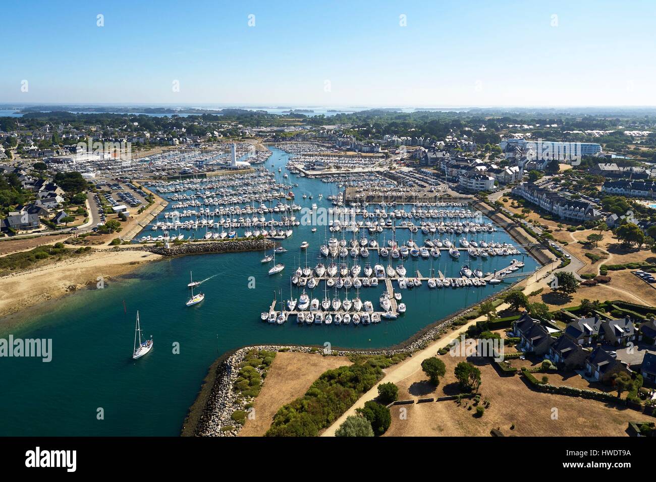 Port du crouesty aerial view hi-res stock photography and images - Alamy