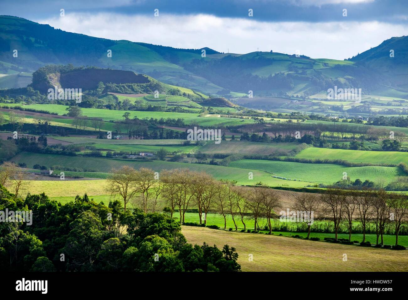 Portugal, Azores archipelago, Sao Miguel island, surroundings of ...