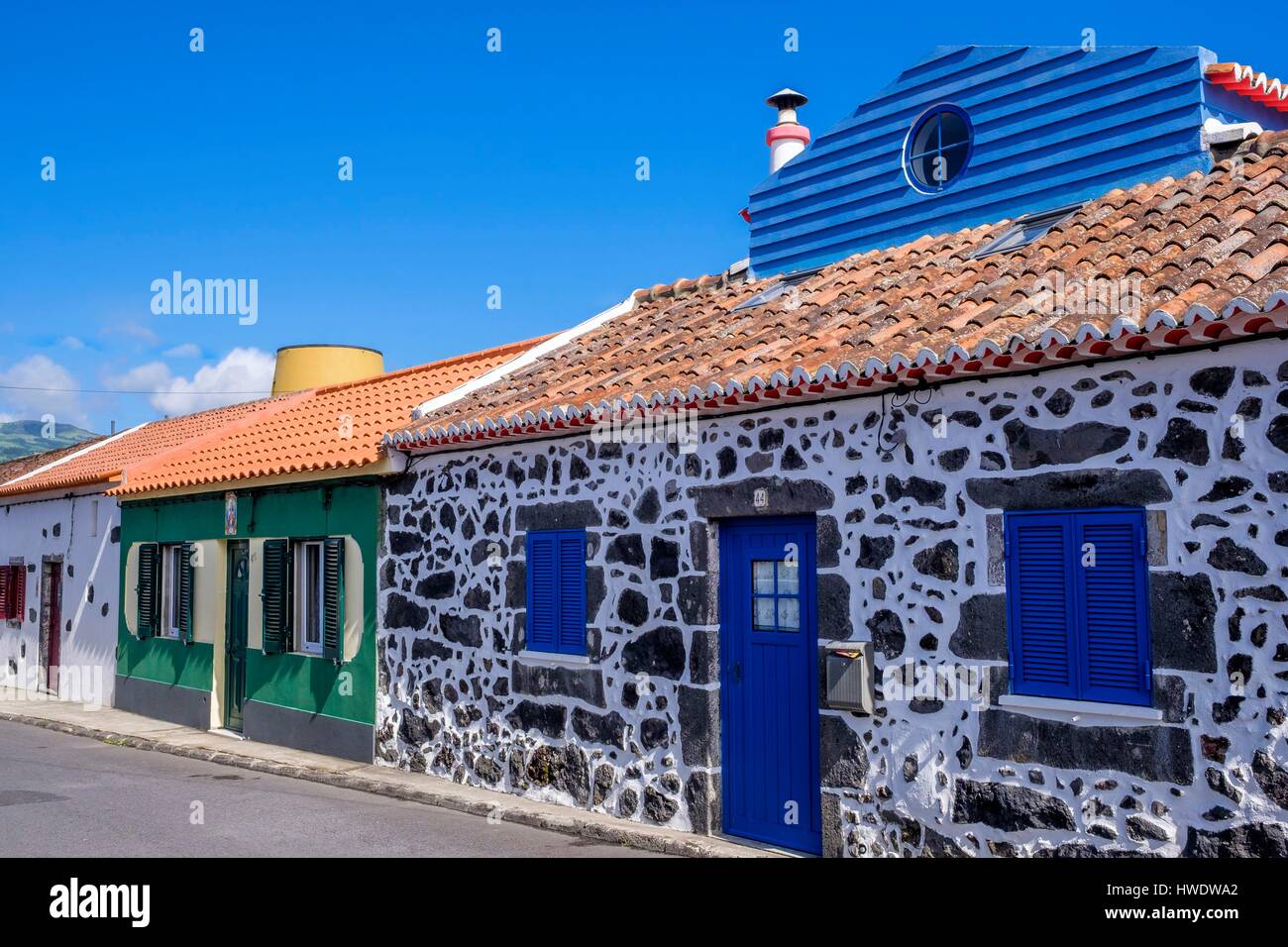 Portugal, Azores archipelago, Sao Miguel island, north coast, Capelas ...