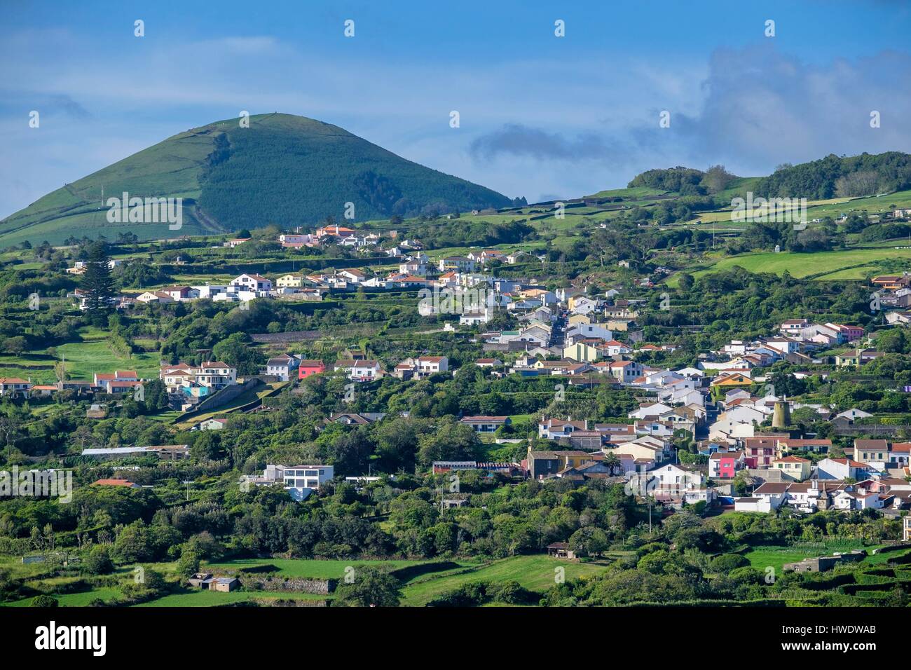 Portugal, Azores archipelago, Sao Miguel island, north coast, Capelas ...