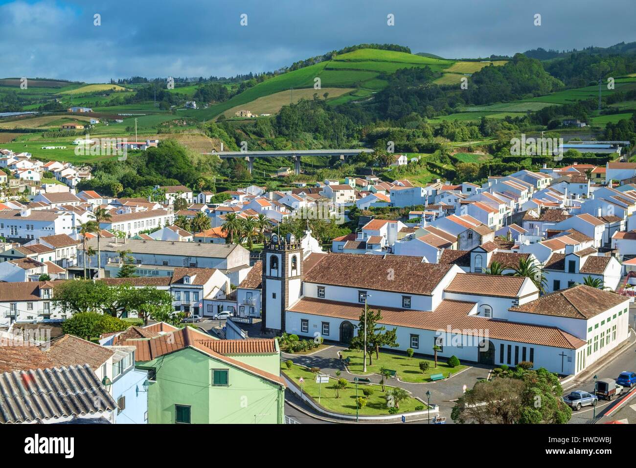 Portugal, Azores archipelago, Sao Miguel island, Agua de Pau, Nossa ...