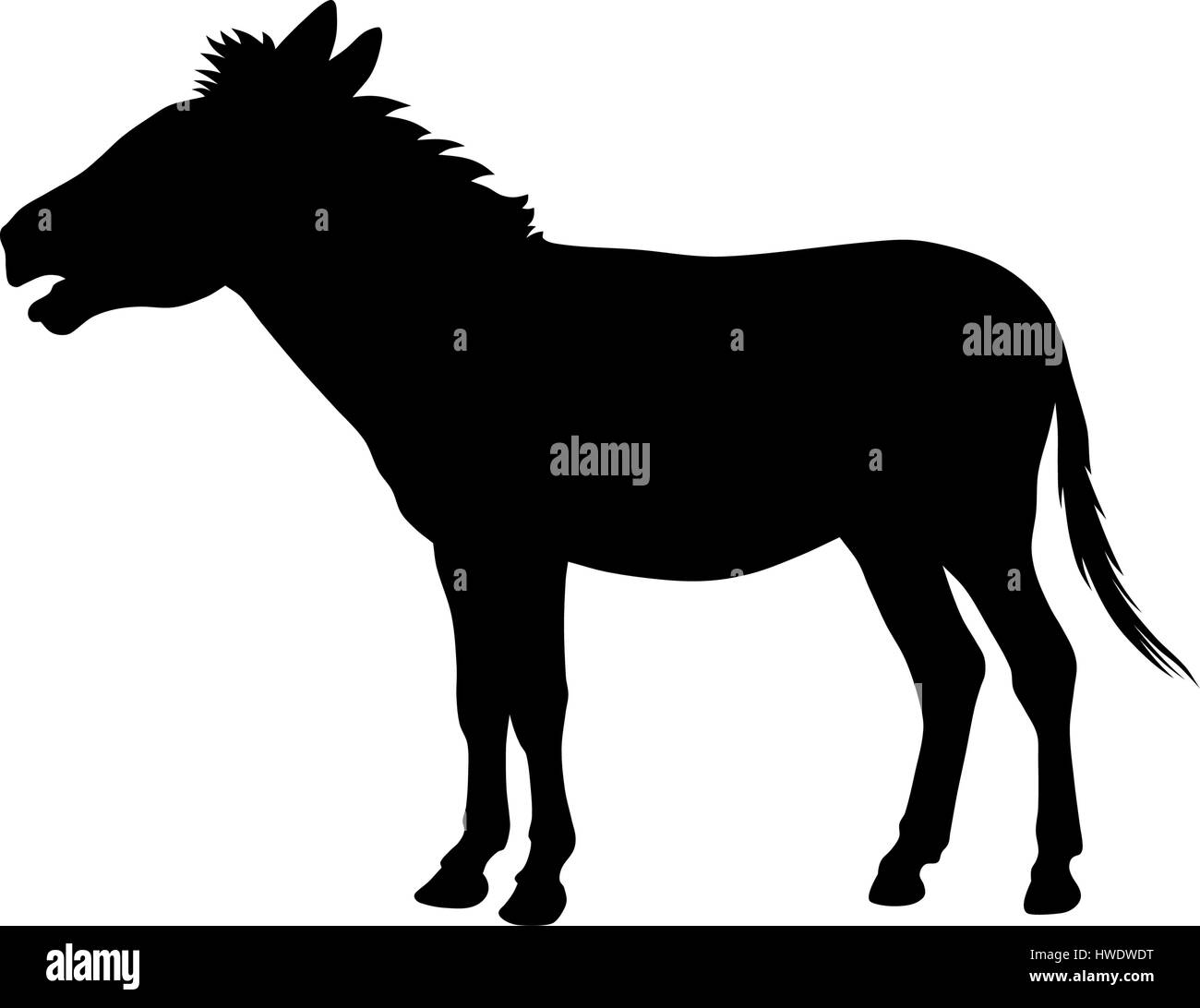 Donkey vector vectors hi-res stock photography and images - Alamy