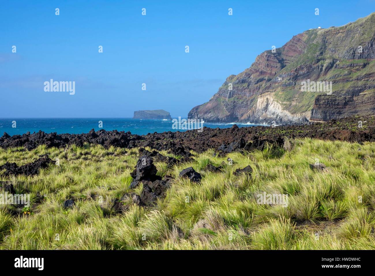 Portugal, Azores archipelago, Sao Miguel island, Ponta da Ferraria ...