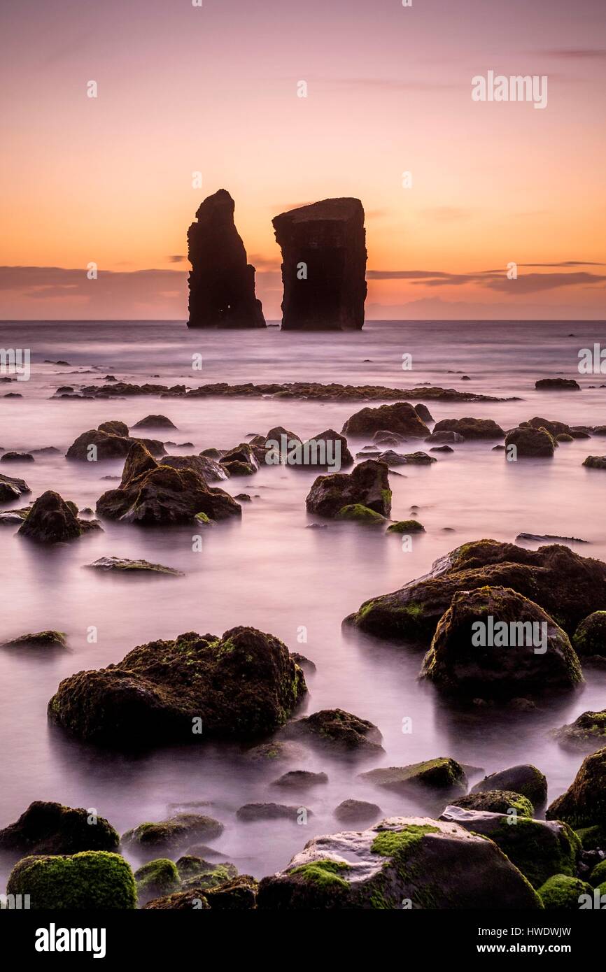 Portugal, Azores archipelago, Sao Miguel island, Mosteiros, Mosteiros ...