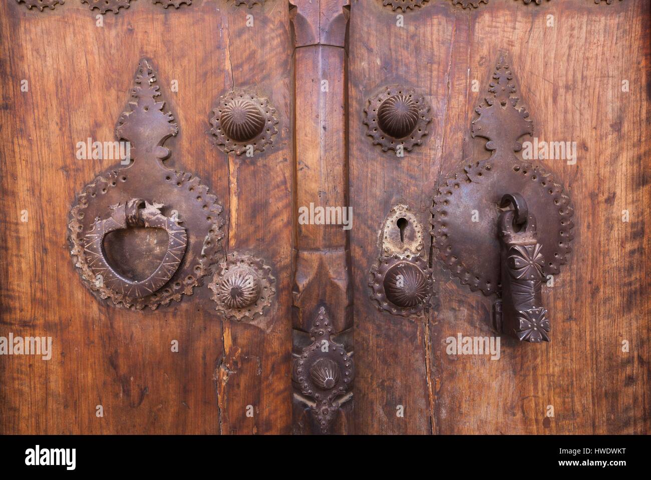 Iran, Central Iran, Kashan, Khan-e Boroujerdi, traditional carpet ...