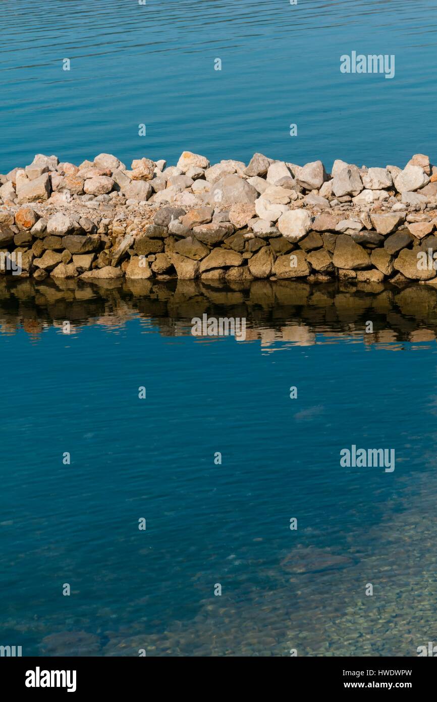 Stone-made traditionally built harbor quay Stock Photo - Alamy
