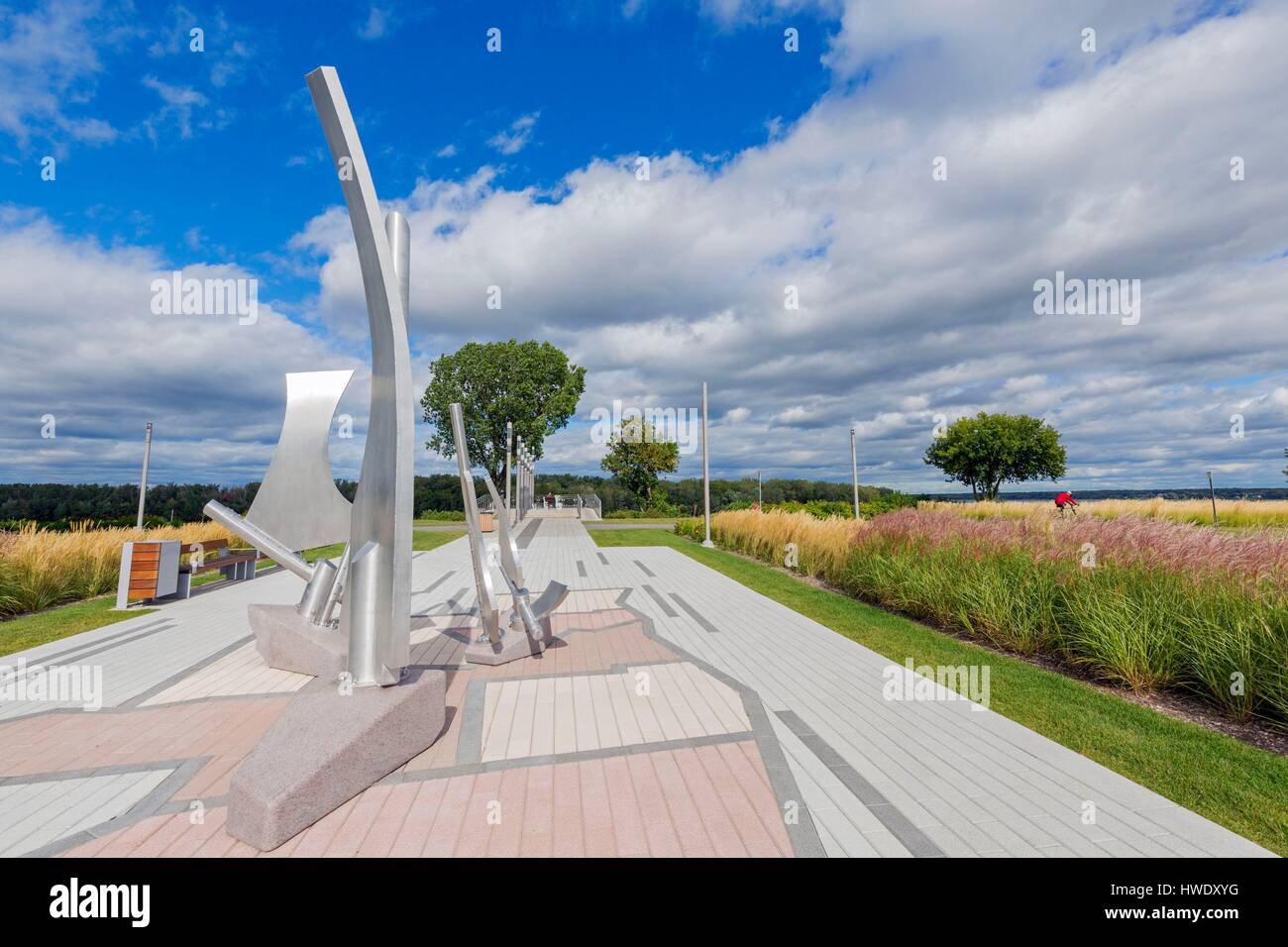 Canada, Quebec province, Mauricie region, town of Trois-Rivières, mouth ...