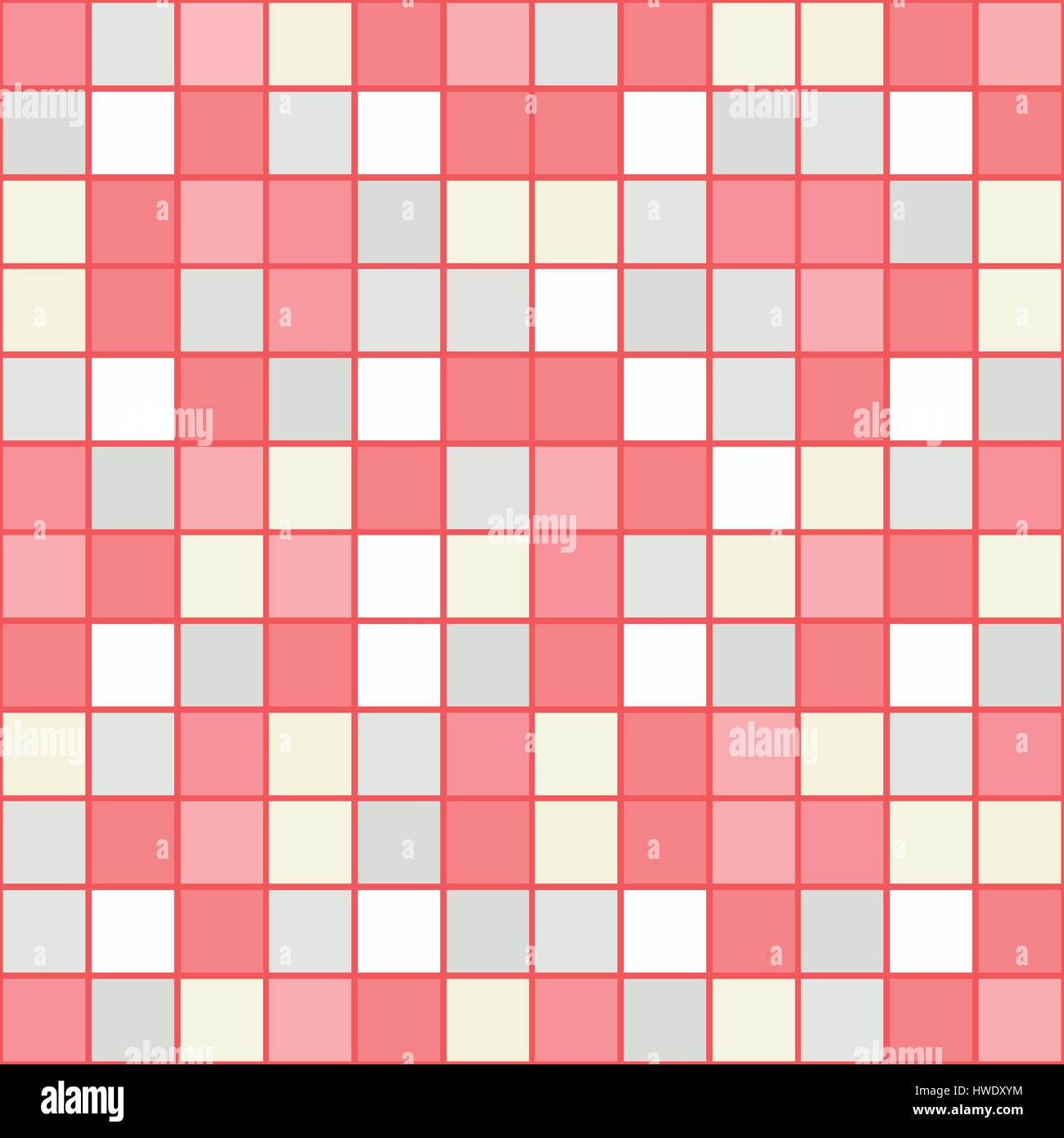 Bright mosaic seamless pattern background square tiles Stock Vector ...