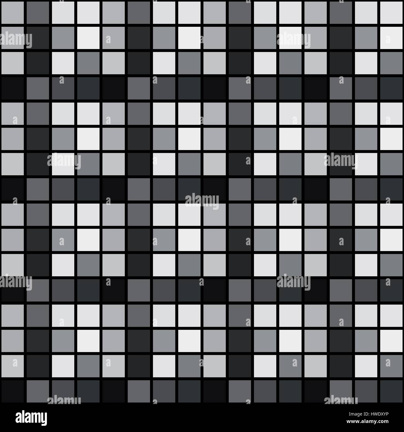 Black and white mosaic Stock Vector Images - Alamy