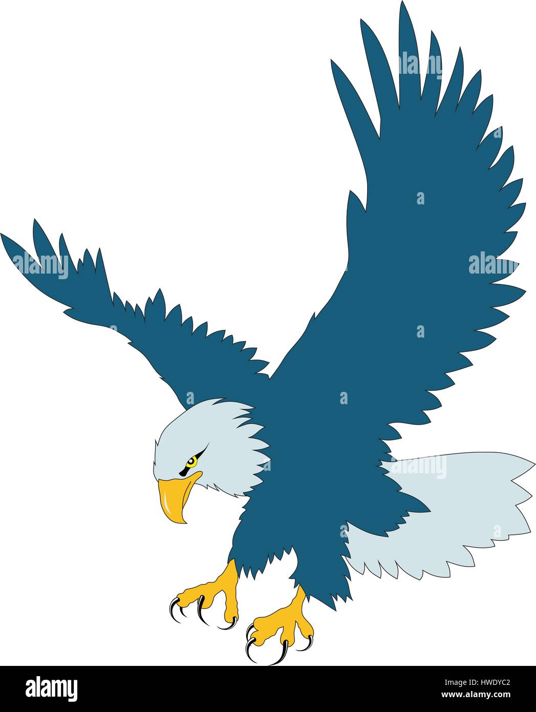 Abstract vector illustration of eagle Stock Vector Image & Art - Alamy