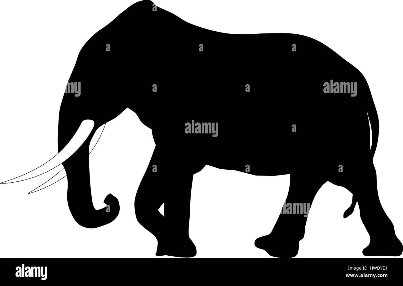 Abstract vector illustration of elephant Stock Vector Image & Art - Alamy