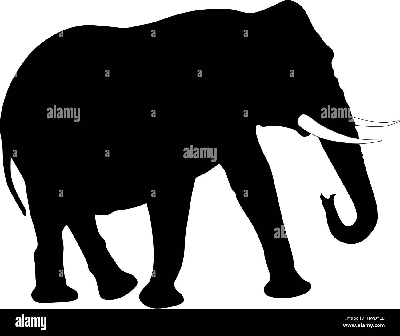 Abstract vector illustration of elephant Stock Vector Image & Art - Alamy