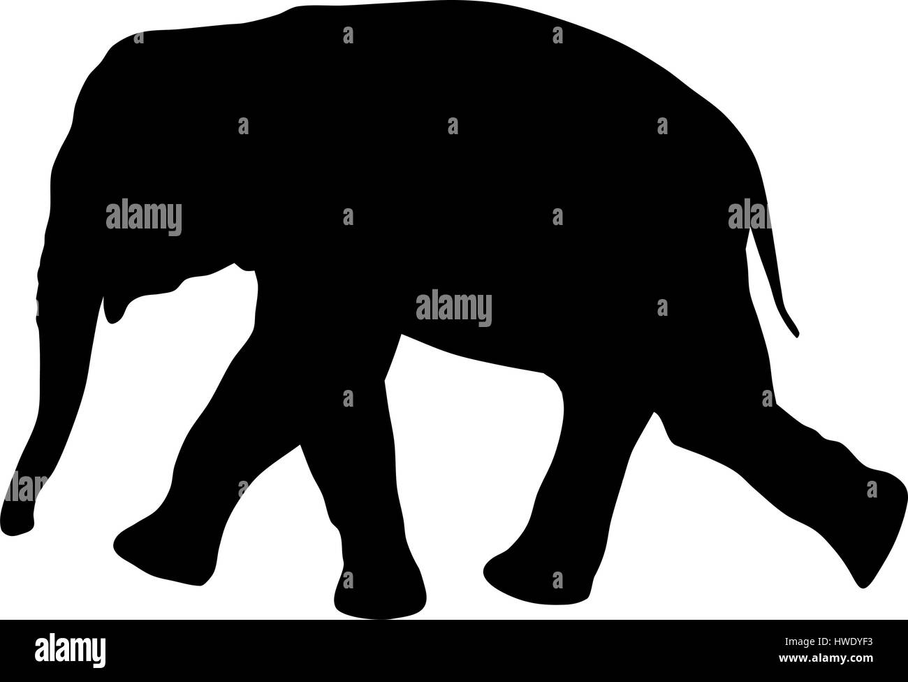 Abstract vector illustration of elephant Stock Vector Image & Art - Alamy