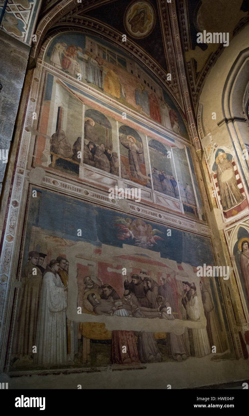 Fresco basilica santa croce hi-res stock photography and images - Alamy
